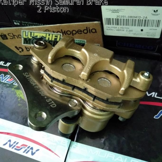 Jual Kaliper Nissin Samurai Brake 2 Piston All Motor Original Dan Terlaris | Shopee Indonesia