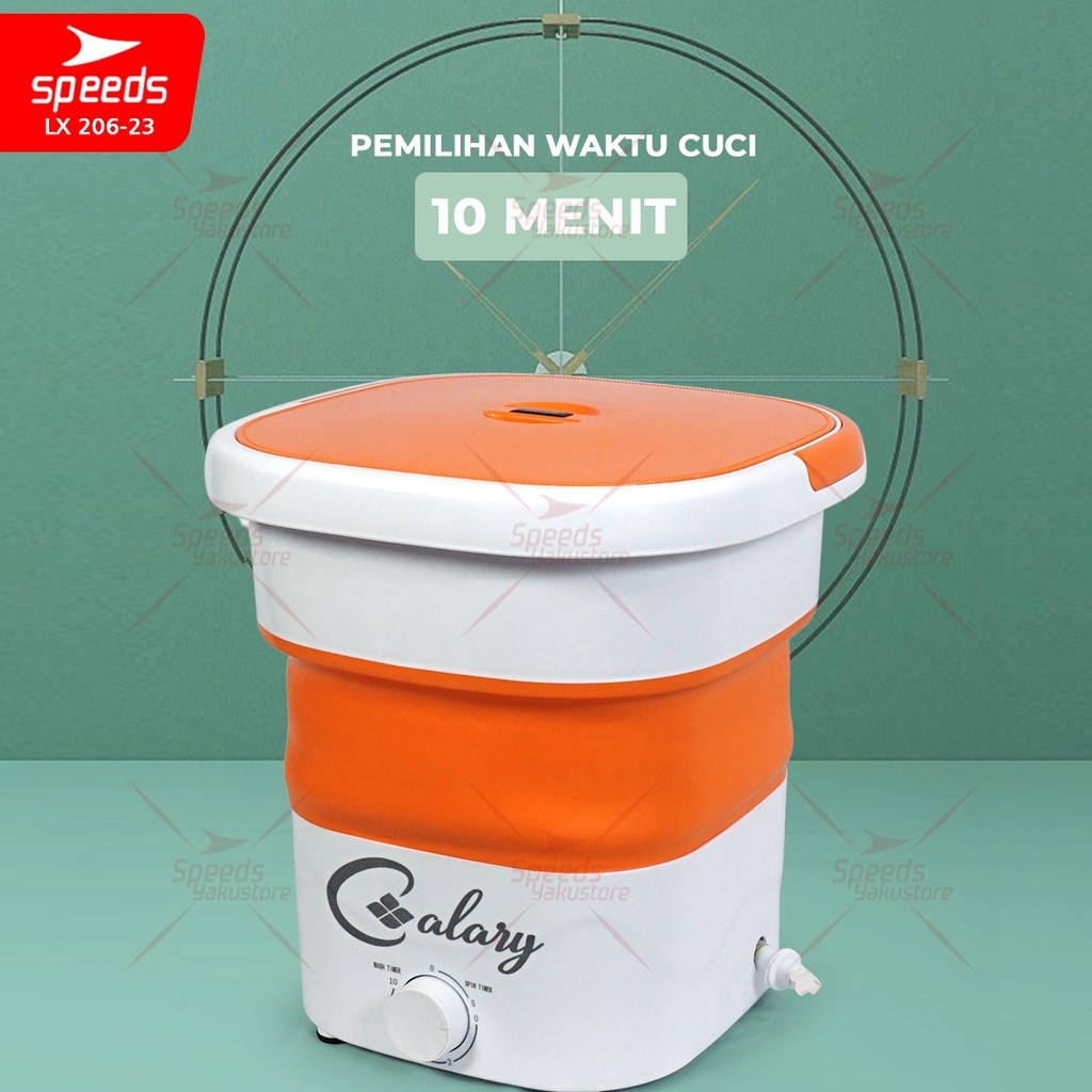 Jual SPEEDS Mesin Cuci ni Portabel Foldable Mesin Cuci Lipat Washing ...