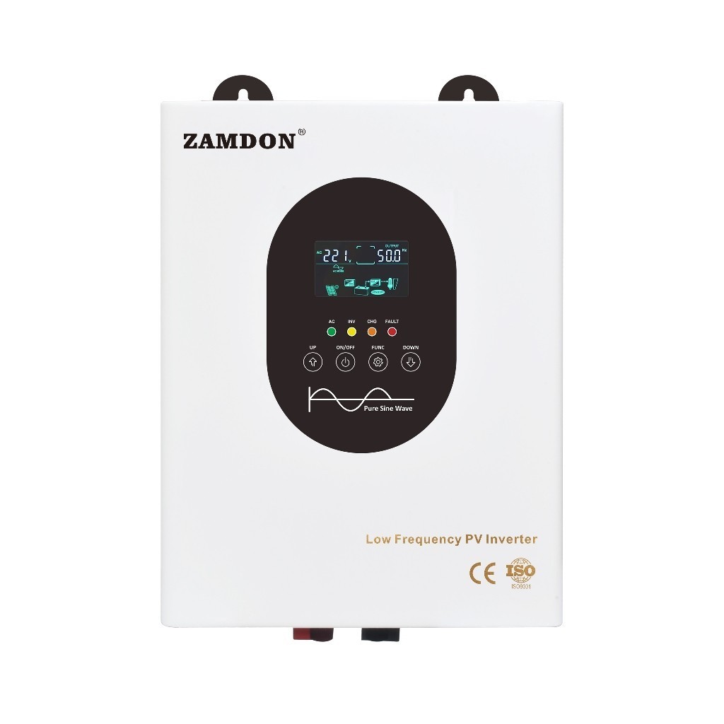 Jual ZAMDON - Solar Inverter Frekuensi Rendah 1KW 12V-24V termasuk MPPT - Garansi 3 tahun LFT1 ...