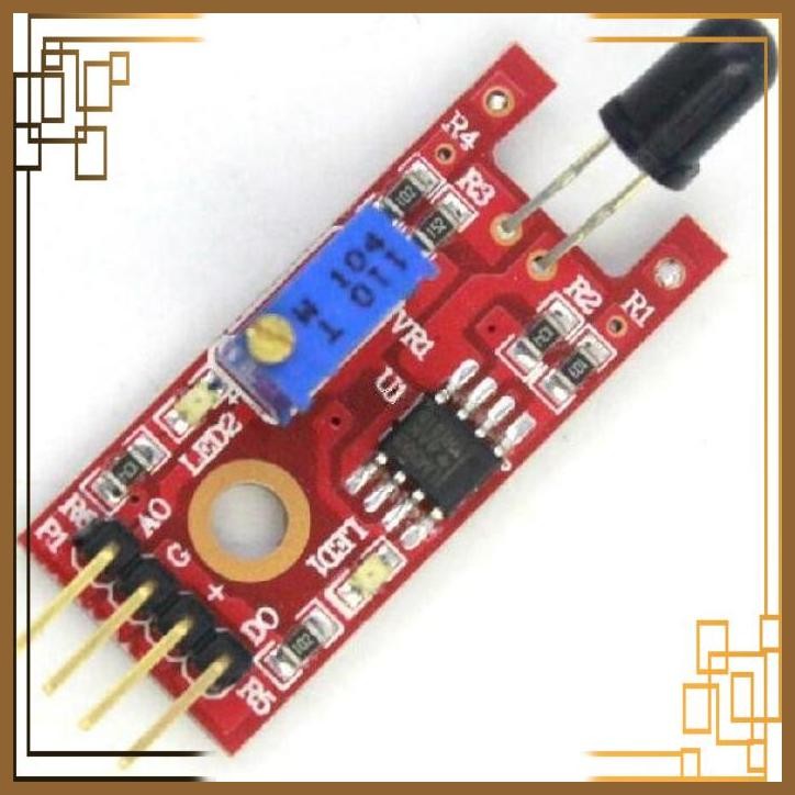 Jual [ETR] Smart Electronics 4pin IR Flame Sensor Fire Detection Module ...