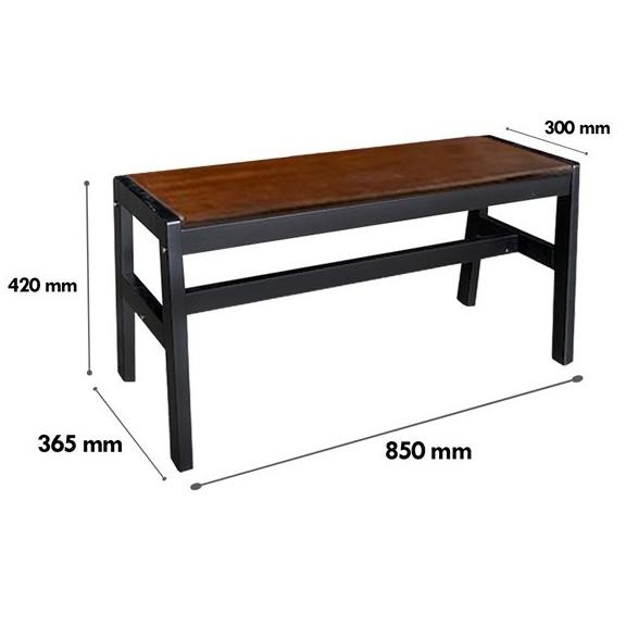 Jual Meja Makan Set 2 Bench/ Meja Makan Kayu/ Dining Table/ DS-110 BL ...