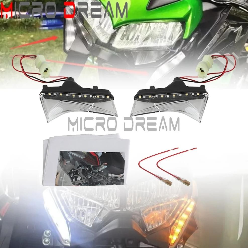 Jual Z900 Z-900 Led Front Turn Signal Light Daytime Running Lights ...