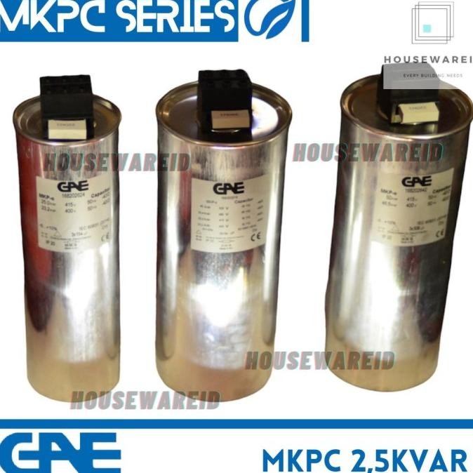 Jual Kapasitor Bank 25 Kvar Gae Mkpc / Capacitor Bank 25Kvar 415V Gae Ori | Shopee Indonesia