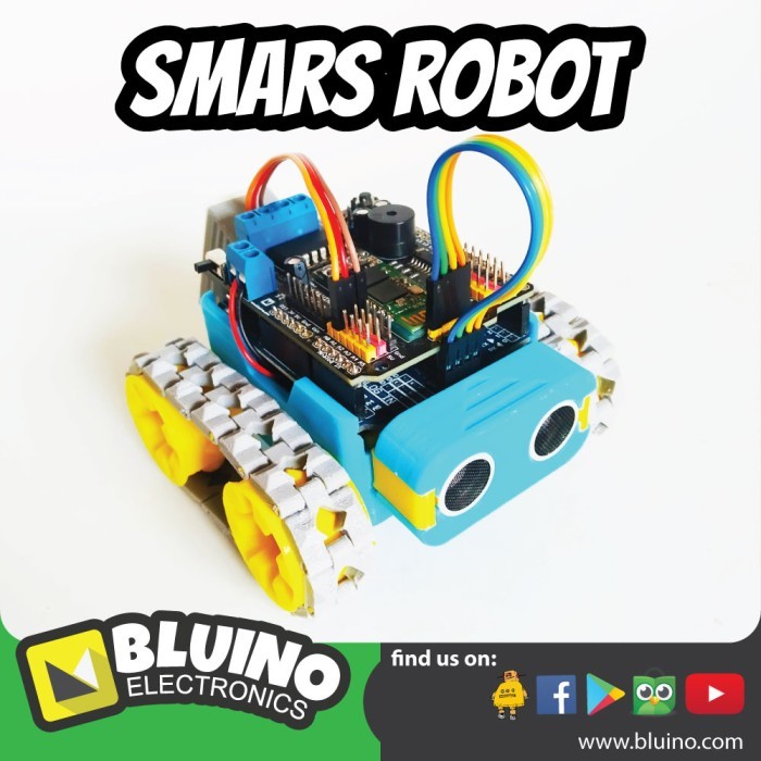 Jual Derty Smars Robot Kit - Arduino Robot Car Bluetooth Avoider Line Follower | Shopee Indonesia