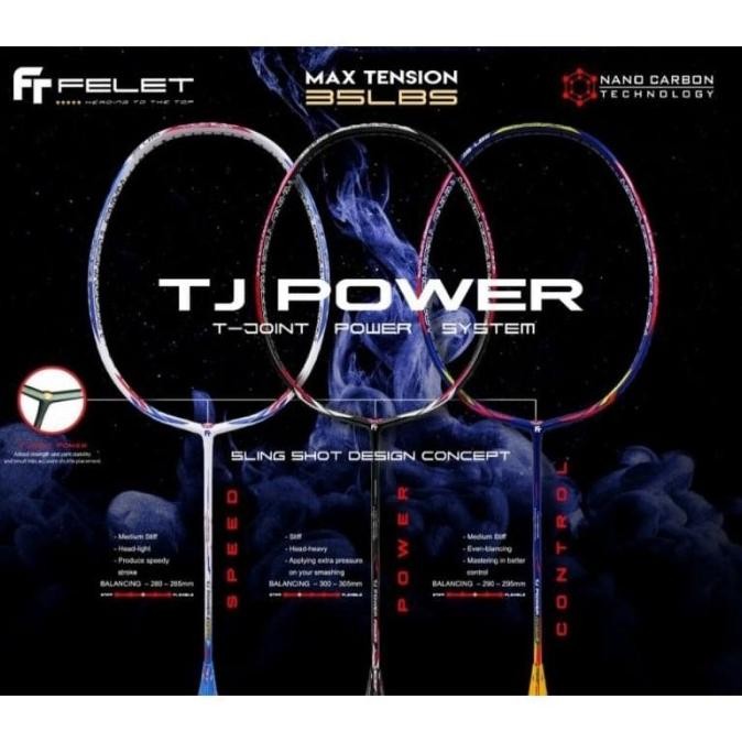 Jual RAKET FELET TJ POWER ORIGINAL | Shopee Indonesia