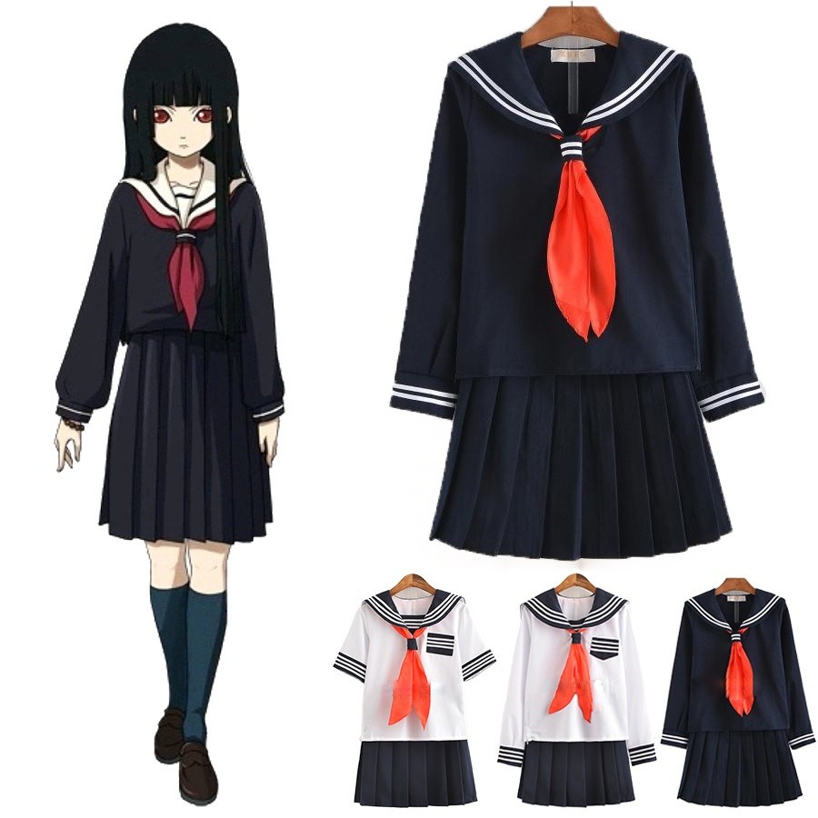 Jual [Ready Stock] Seragam JK Jigoku Shoujo Enma Ai Seragam Sekolah ...