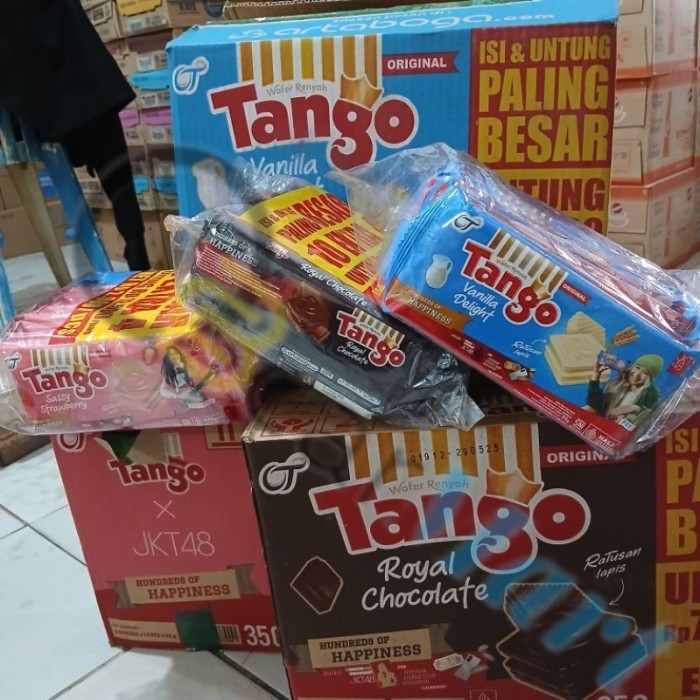 Jual Depo Wafer Tango JKT48 1 Dus isi 6 pak 35gr Edisi Khusus | Shopee ...