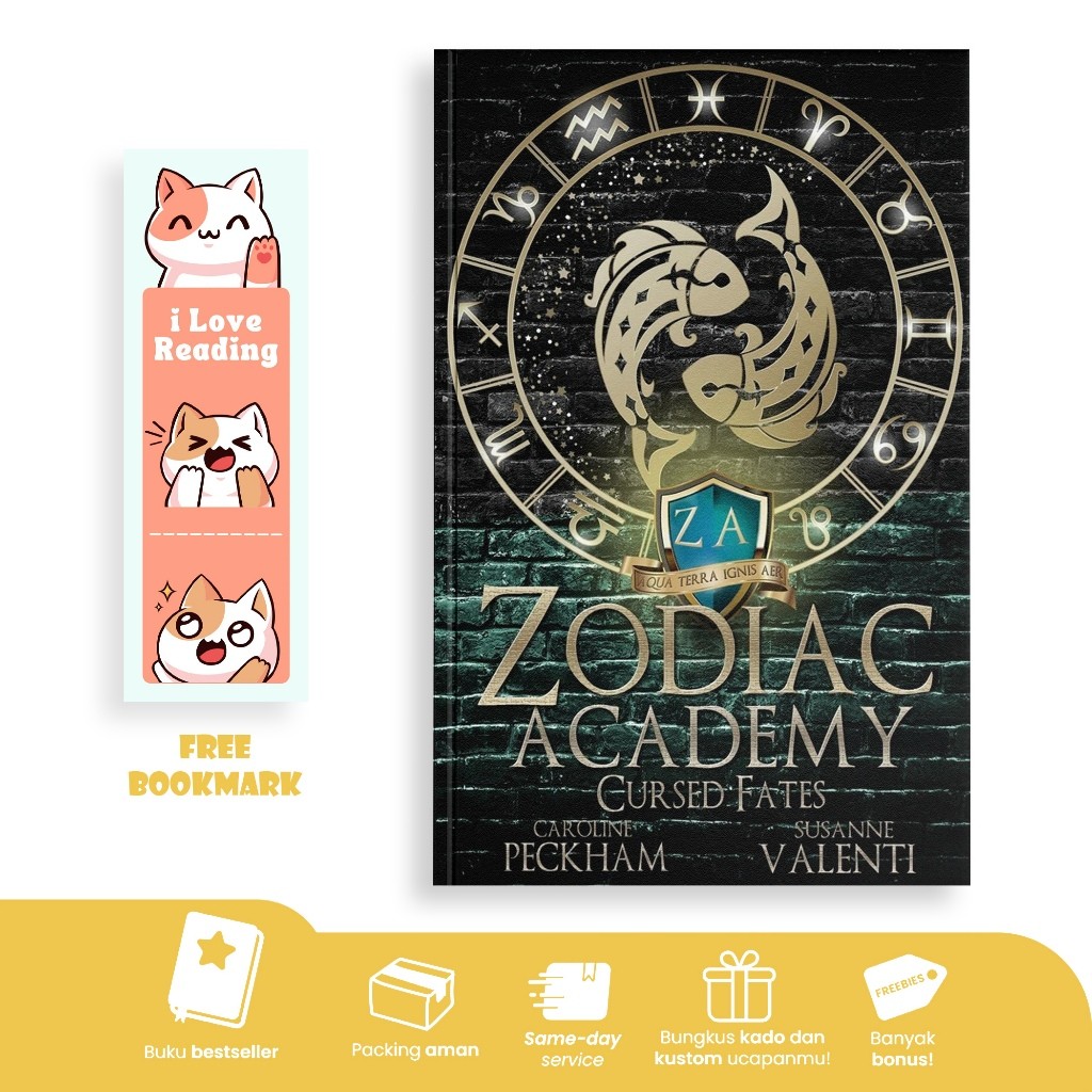Jual Cursed Fates (Zodiac Academy, #5) by Caroline Peckham (English ...