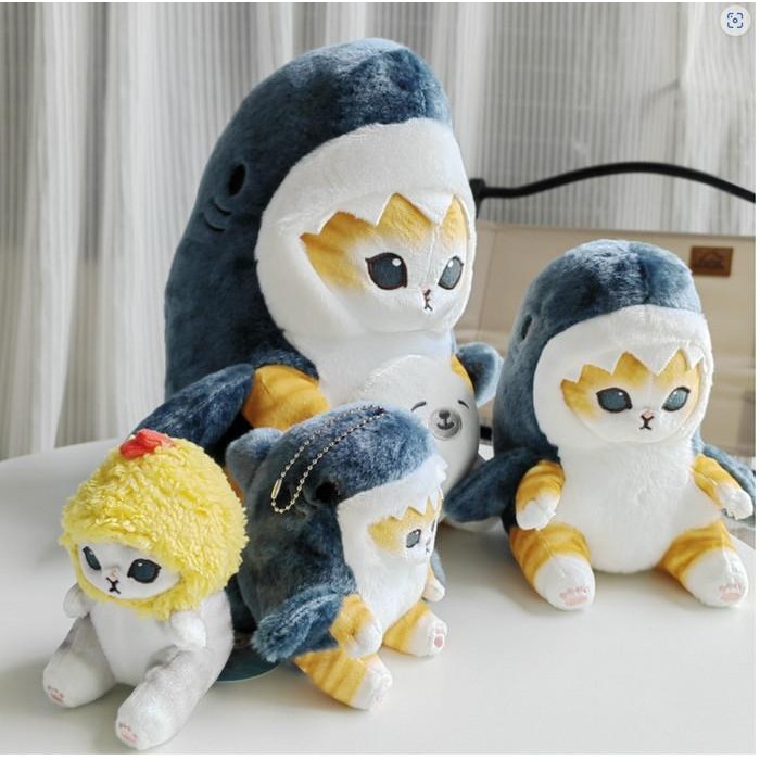 Jual Boneka Kucing Lucu Berkostum Ikan Hiu Plush Dolls Toys Termurah ...