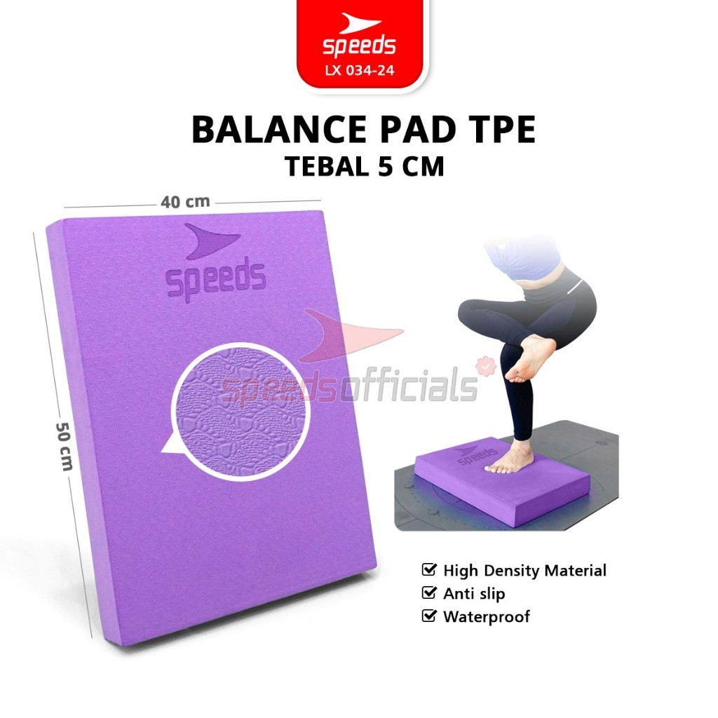 Jual SPEEDS Balance Pad TPE 50x40x5cm Bantalan Yoga Olahraga Matras ...