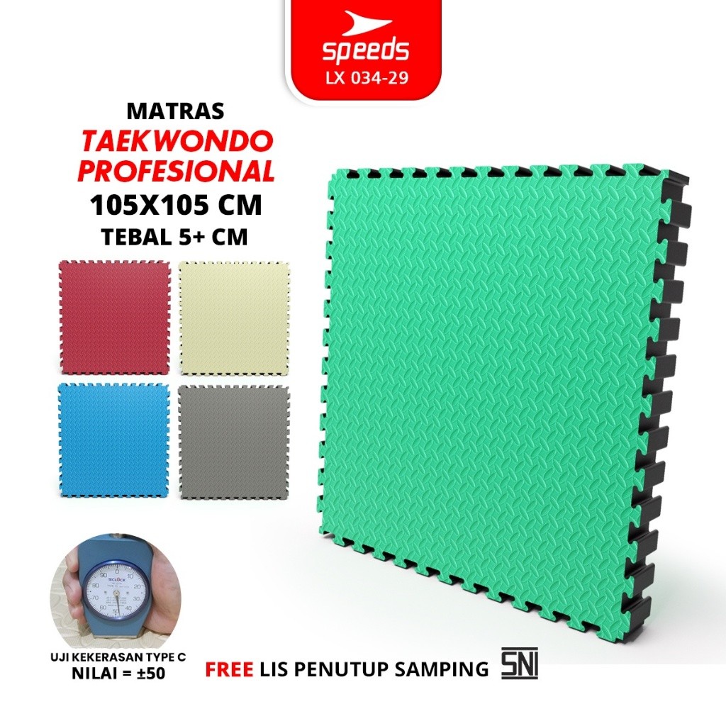 Jual SPEEDS Matras Takewondo Tebal 5cm Matras Evamat Bela Diri Eva ...