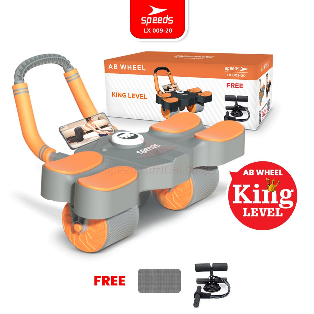 Jual Lovelyy - SPEEDS AB Wheels Plank Trainer Ab Roller 2 Roda ...