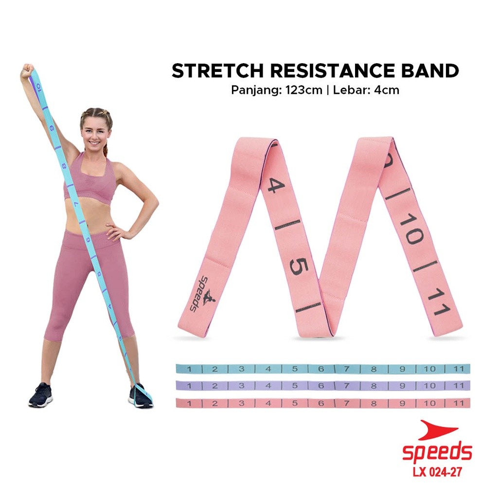 Jual SPEEDS Yoga Strap 8 Loops Yoga Stretching Exercise Strap Woven ...