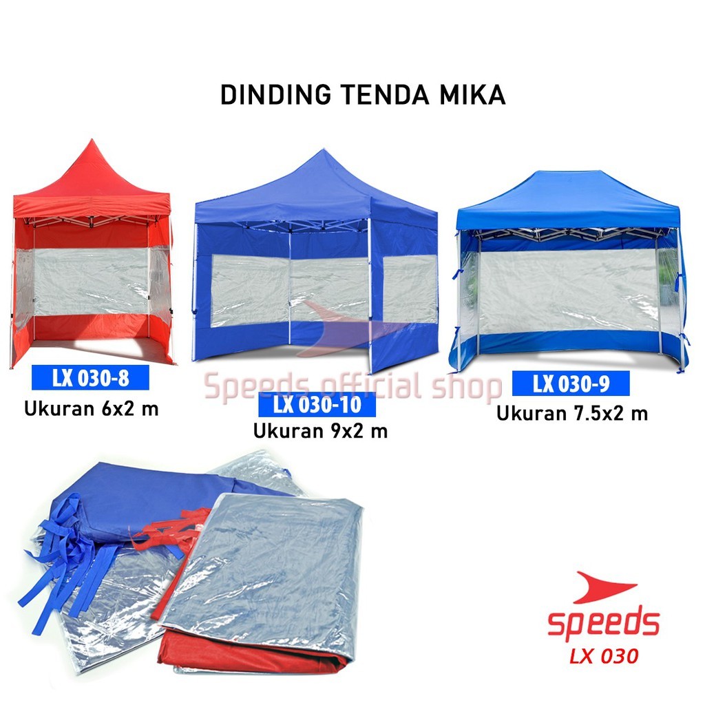 Jual SPEEDS Dinding Tenda Lipat Kombinasi Mika / Polos (Banyak ukuran) Kain Belin atau Kain ...