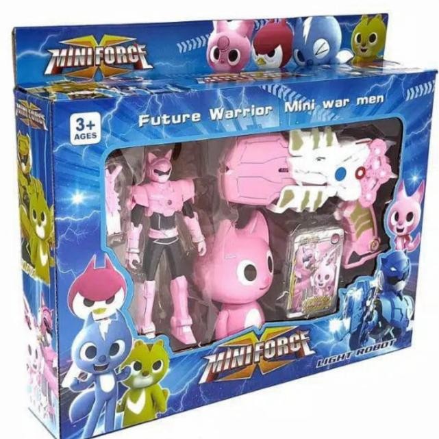 Jual Mainan Robot Mini Force Karakter Robot Fitur Light Sound 2in1 ...