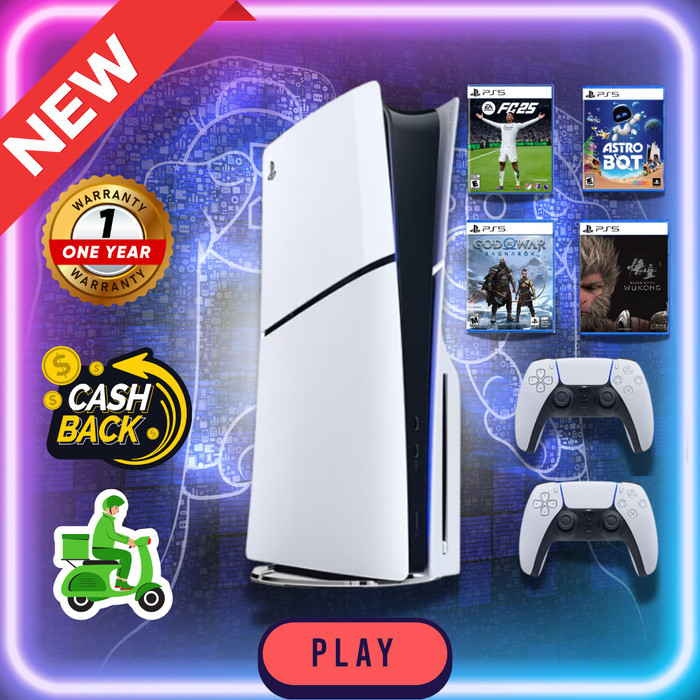 Jual SONY PlayStation 5 Disk / PS5 Console Disc Edition Slim 1TB (SI ...