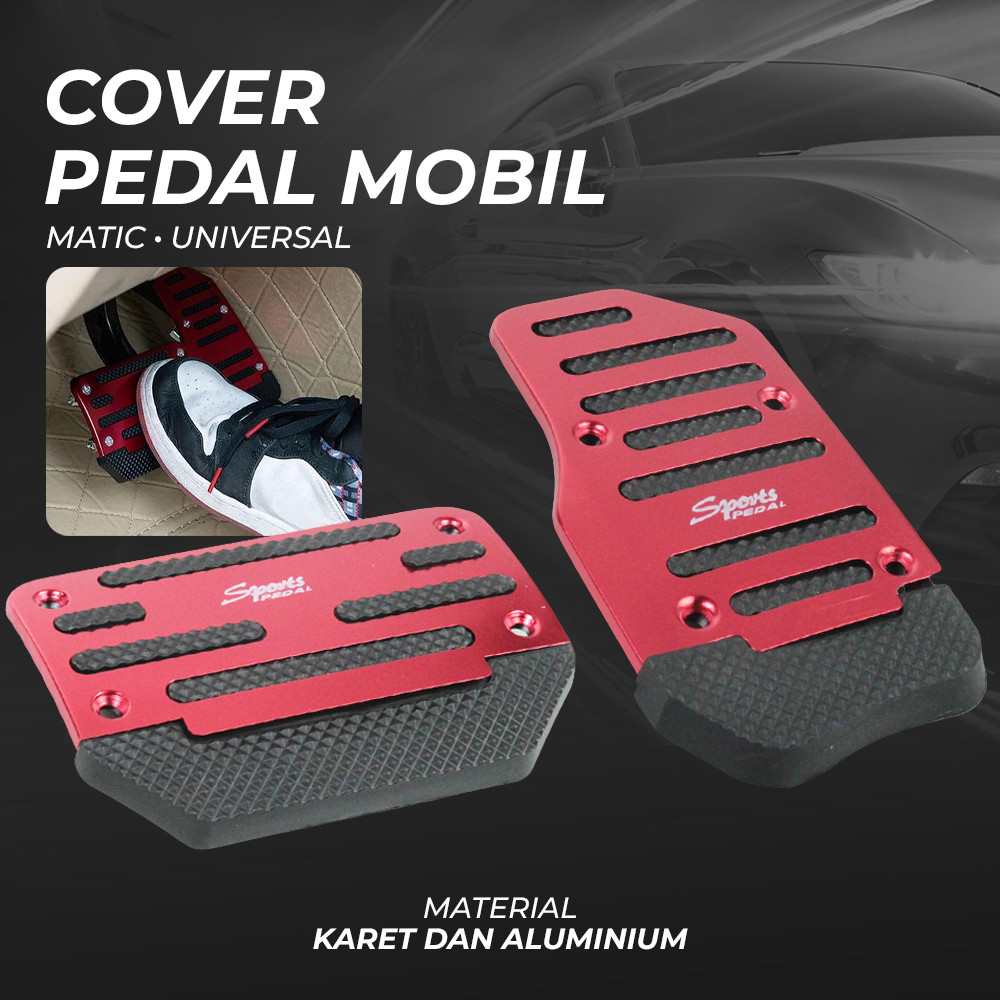 Jual R-Sport Cover Gas Rem Mobil Otomatis Foot Pedal Universal - XB-373 ...