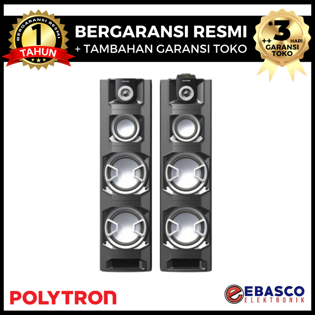 Jual POLYTRON Speaker Aktif PAS 8E28/8EF28 - Dengan Bluetooth Mic Input Low Watt | Shopee Indonesia