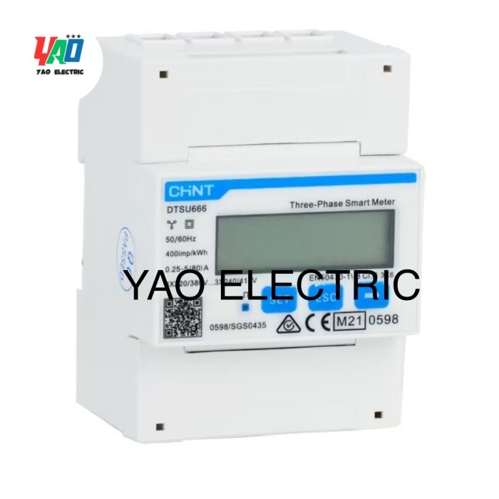 Jual Chint Kwh Meter Dtsu666 230V 3P4W Rs485 Indirect Witch Ct | Shopee Indonesia