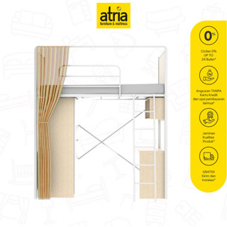 Jual Atria Tempat Tidur Tingkat Davion Loft Bed Set | Shopee Indonesia