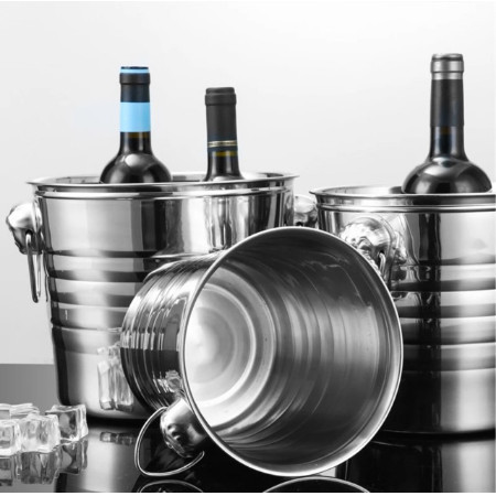 Jual 5.0L TEMPAT ES BATU EMBER STAINLESS - ICE BUCKET STAINLESS LEBAR ...