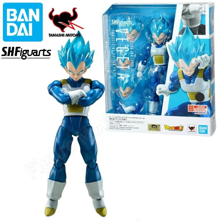Jual In Stock 100% Original Bandai Dragon Ball S.H.Figuarts Shf Super Saiyan God Vegeta ...