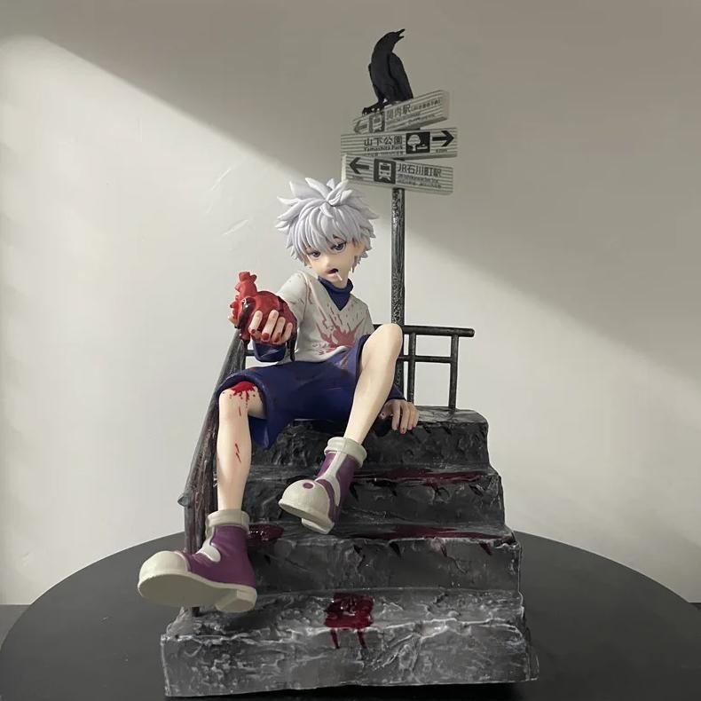 Jual 34Cm Hunter X Hunter Killua Zoldyck Pvc Action Figure Anime Figure ...