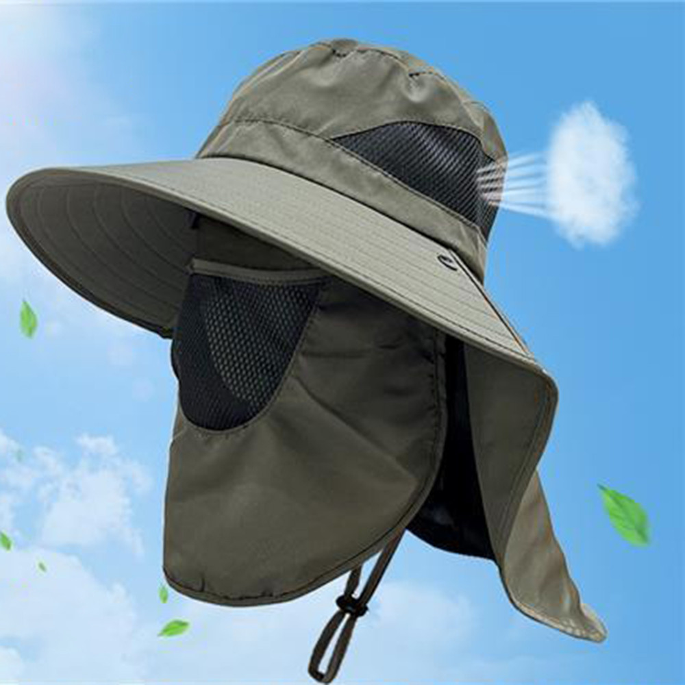 Jual Rhodey Topi Rimba Outdoor Anti UV Waterproof Boonie Hat Polyester ...