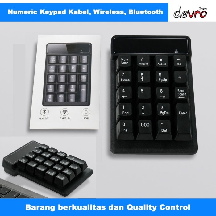 Jual Keyboard Angka - Numpad Keyboard Numeric - Mechanical Feel - Kabel ...