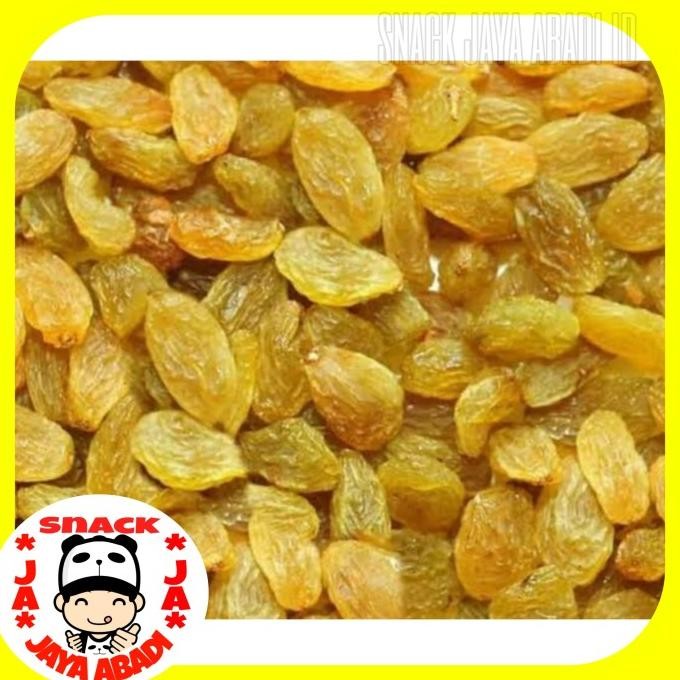 Jual Kismis Kuning Jumbo Asli Amerika 500 Gram / Genuine Golden Raisin ...