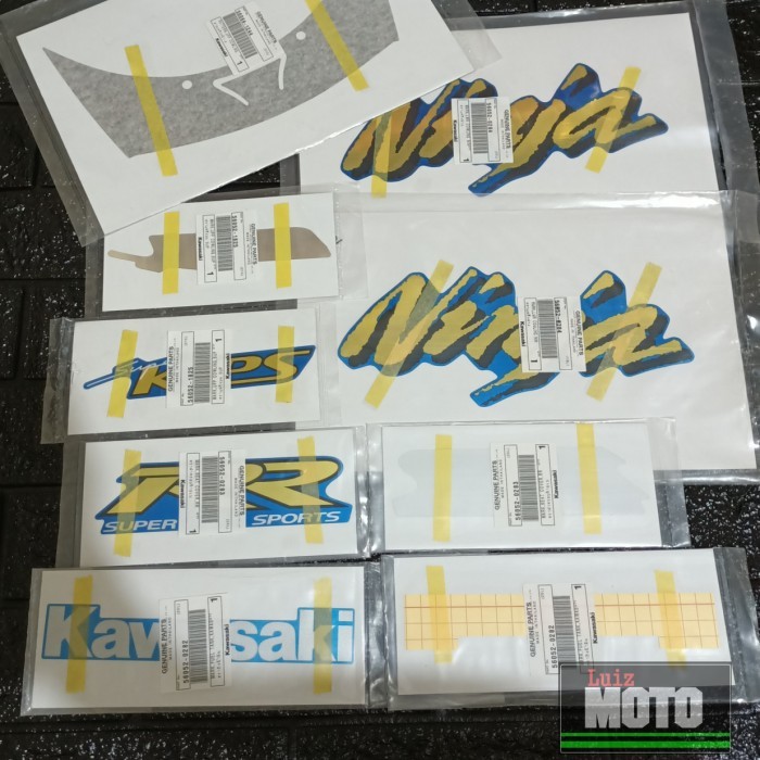 Jual Promo Stiker Ninja Krr 150 Biru Original Cbu | Shopee Indonesia