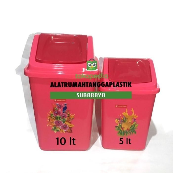 Jual 1Set Tong Sampah Maspion 5 & 10 Lt/ Tempat Sampah Maspion Kecil Gambar New 100 % Original ...