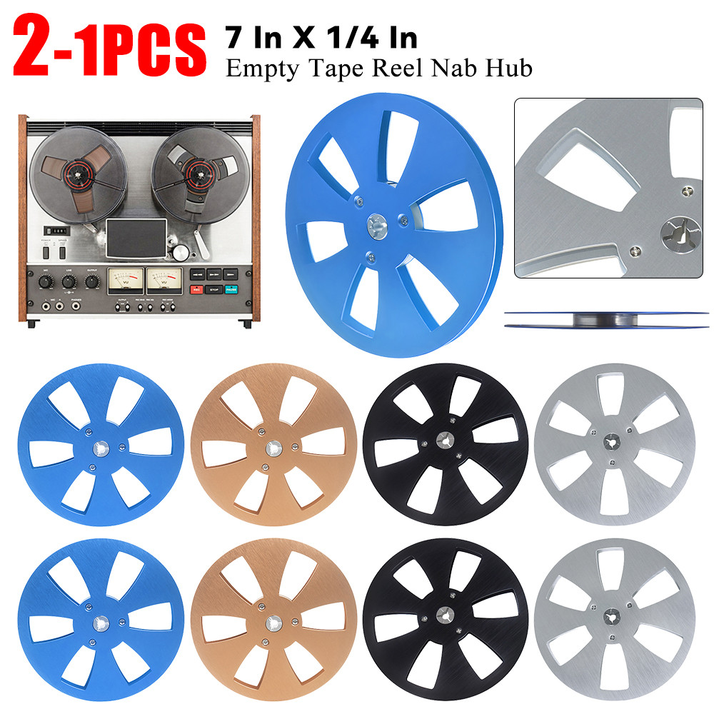 Jual 1-2PCS 7 In X 1/4 In Empty Tape Reel Nab Hub Blank Tape | Shopee ...