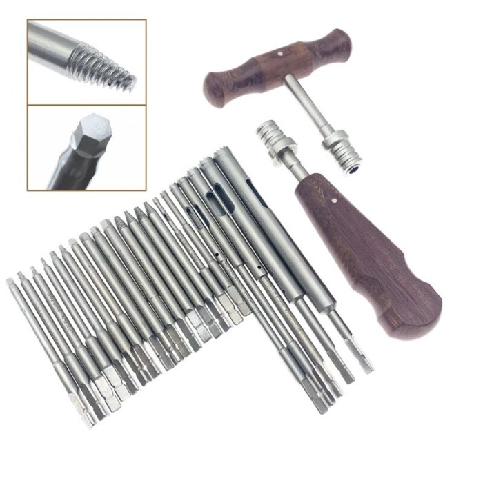 Jual Screw Extractor Extraction Bolt Quick Coupling Handle Orthopedics ...