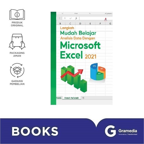 Jual Langkah Mudah Belajar Analisis Data Dengan Microsoft Excel 2 | Shopee Indonesia