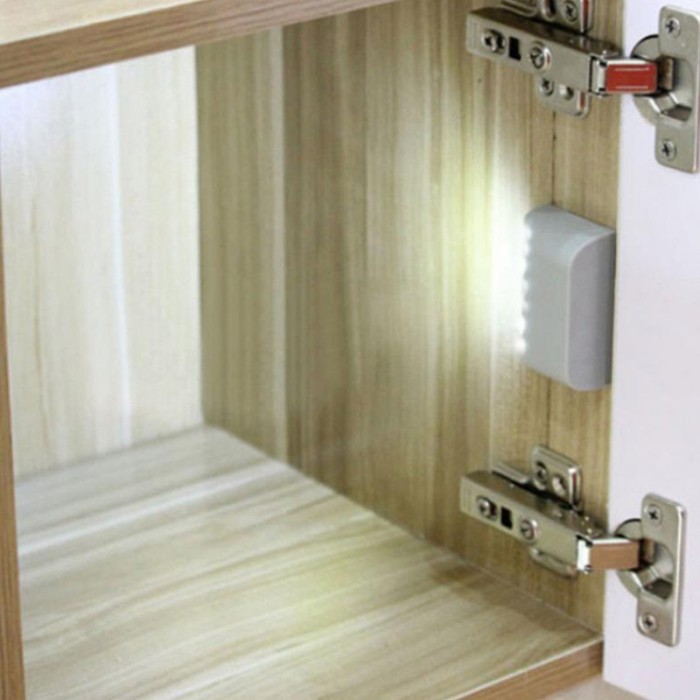 Jual 7leds LED Under Cabinet Light Wardrobe Drawer Cabinet Light ...