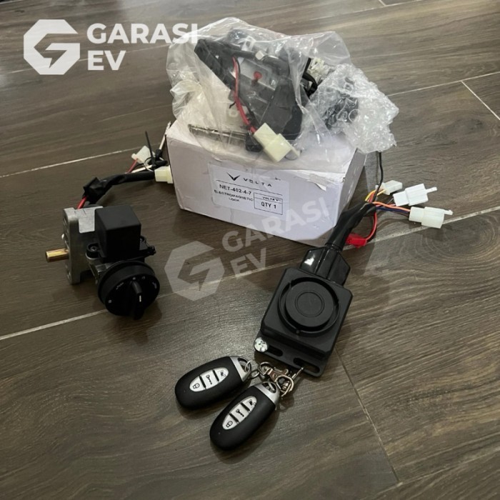 Jual BERGARANSI Keyless Kunci Kontak Alarm Motor Listrik Molis Volta ...
