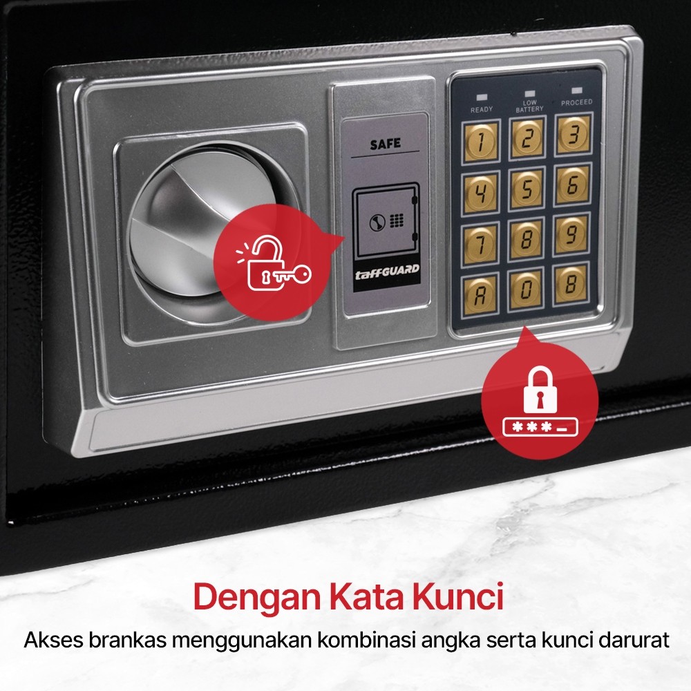 Jual Brankas - Kotak Brankas Hotel Safety Anti-theft Box Password ...