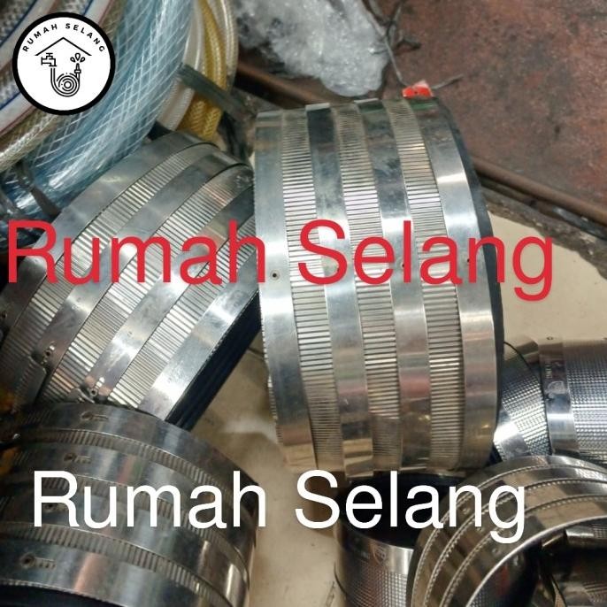 Jual Murah Klem Coupling Cast Iron Cip Besi Pvc 6 Inch / Klem Selang ...