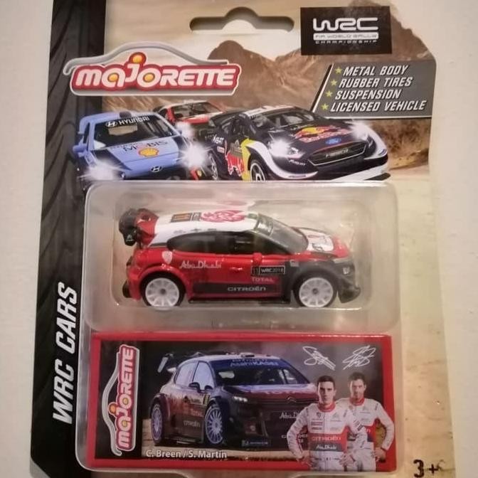 Jual Majorette Rally Car Citroen C3 WRC 2018 Breen Martin diecast ban ...