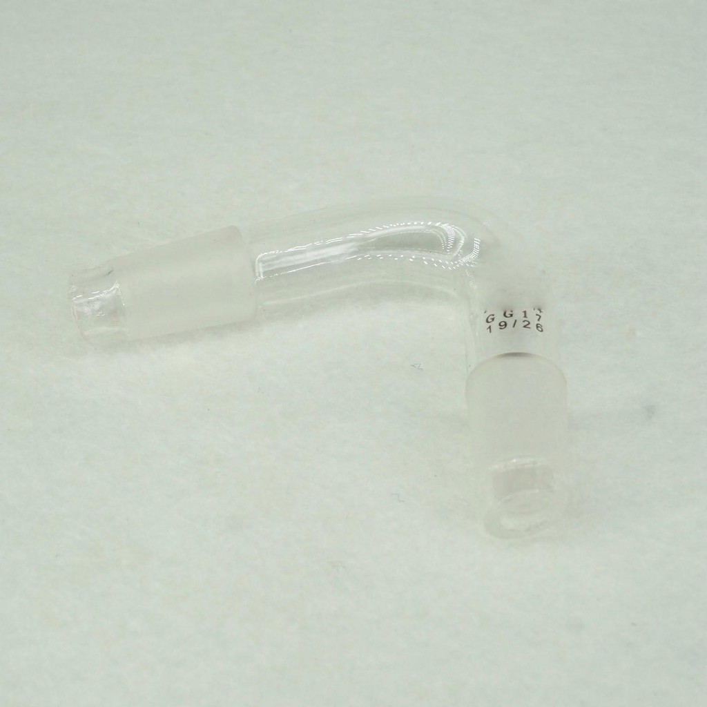 Jual 19 26 Stopper Glass Distillation Adapter Distilling Head 75 Degree ...