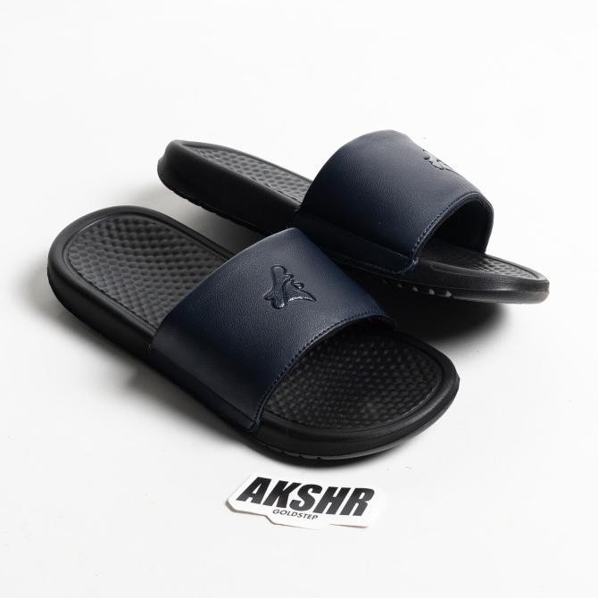 Jual BRODO - Sandal Brodo Broslides Lite / BRO-DO warna full black/navy ...