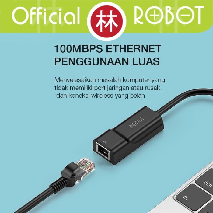 Jual Robot EA10 / EA10C USB Ethernet Adapter USB-A 2.0 / USB-C To RJ45 ...
