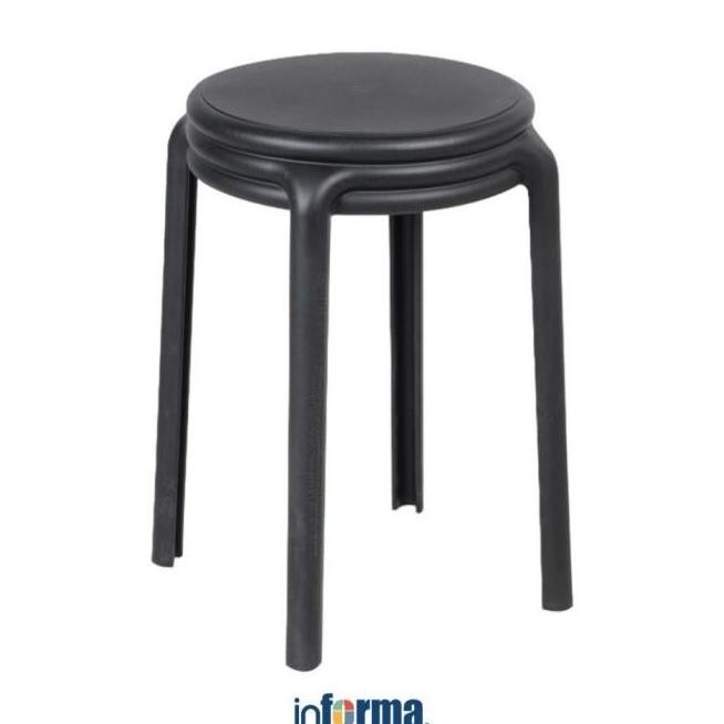 Jual Informa Haldon Bangku - Hitam Multipurpose Stool Bangku Makan Cafe ...