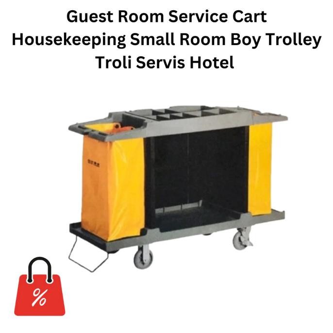 Jual Guest Room Service Cart Housekeeping Small Room Boy Trolley Troli ...