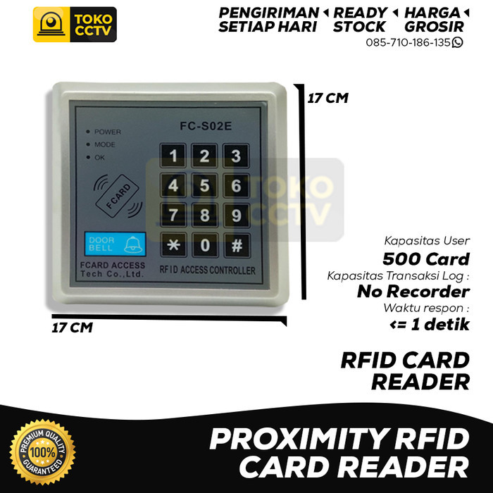 Jual Rfid Proximity Standalone Access Control | Shopee Indonesia