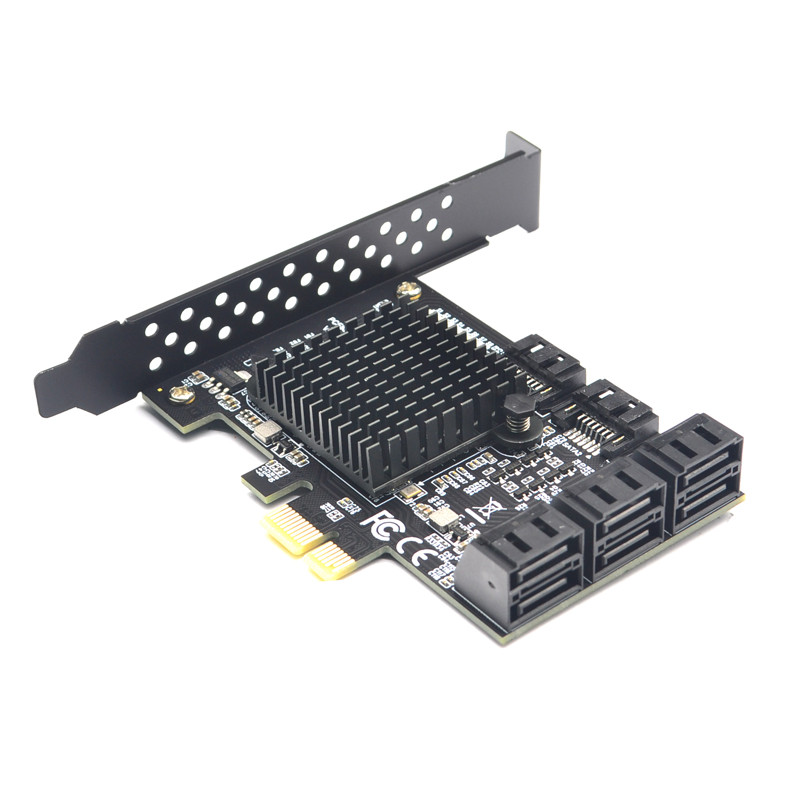 Jual PCIE SATA III 8 Ports Controller Card PCIe 2.0 x1 SATA 6G ...