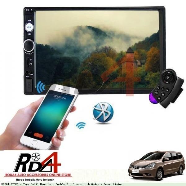 Jual Tape Mobil Head Unit Double Din Mirror Link Android Grand Livina ...
