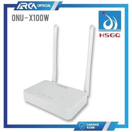 Jual XPON ONU ONT HSGQ X100W2 1GE 300Mbps 2 ANTENA WIFI FIBER OPTIC ...