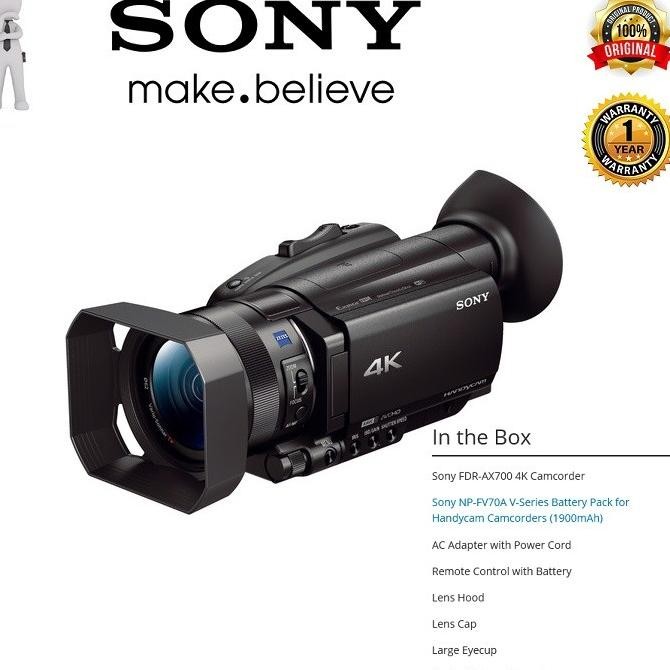Jual Handycam Sony FDR-AX700 4K Camcorder Professional AX-700 | Shopee Indonesia